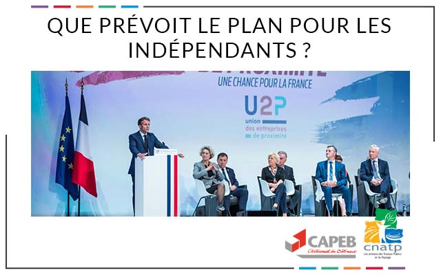 Que prévoit le plan pour les Indépendants ? ・ CAPEB